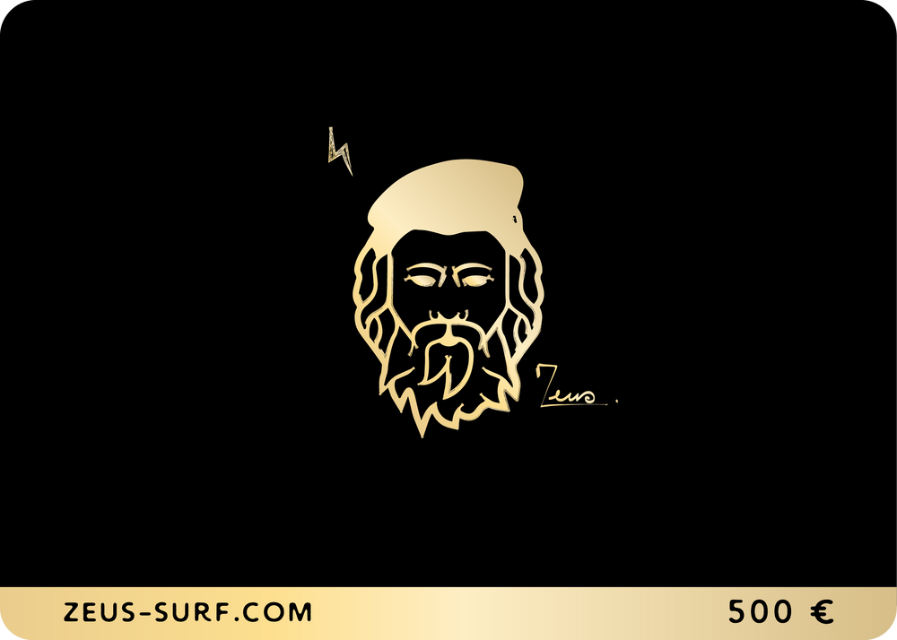 Carta regalo Surf - Zeus